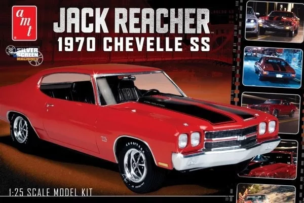 AMT 871 1970 Chevrolet Chevelle SS Jack Reacher (1/25) maket