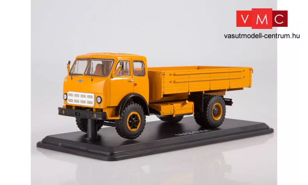Herpa 83SSM1412 MAZ-500A platós teherautó, sárga (1:43) - Va