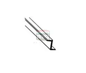 Plastruct 190595 ZFS-8 Z-profil, 3,7 x 6,4 x 600 mm, műanyag